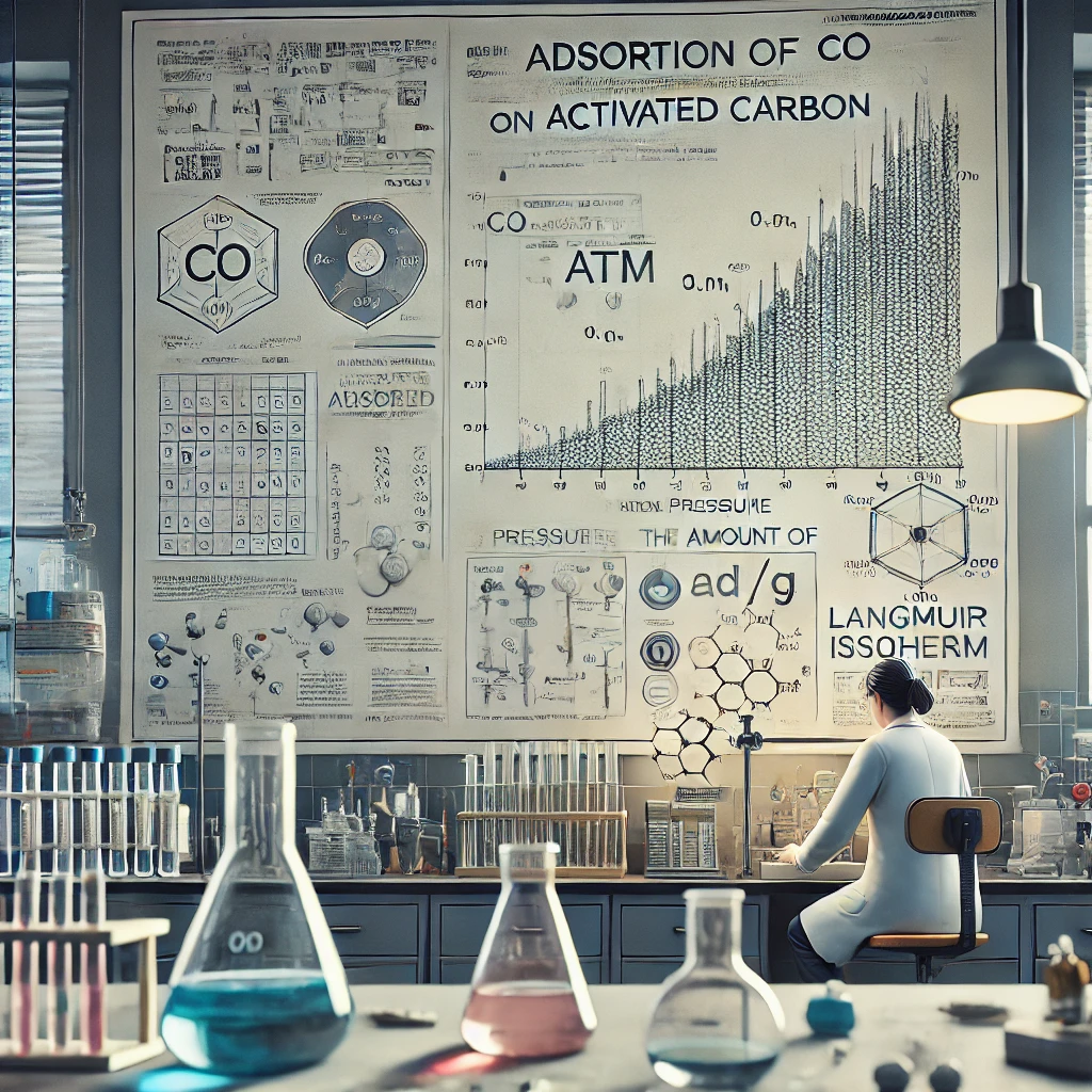 Étude de l'Adsorption de CO sur Charbon Actif - Exercice corrigé