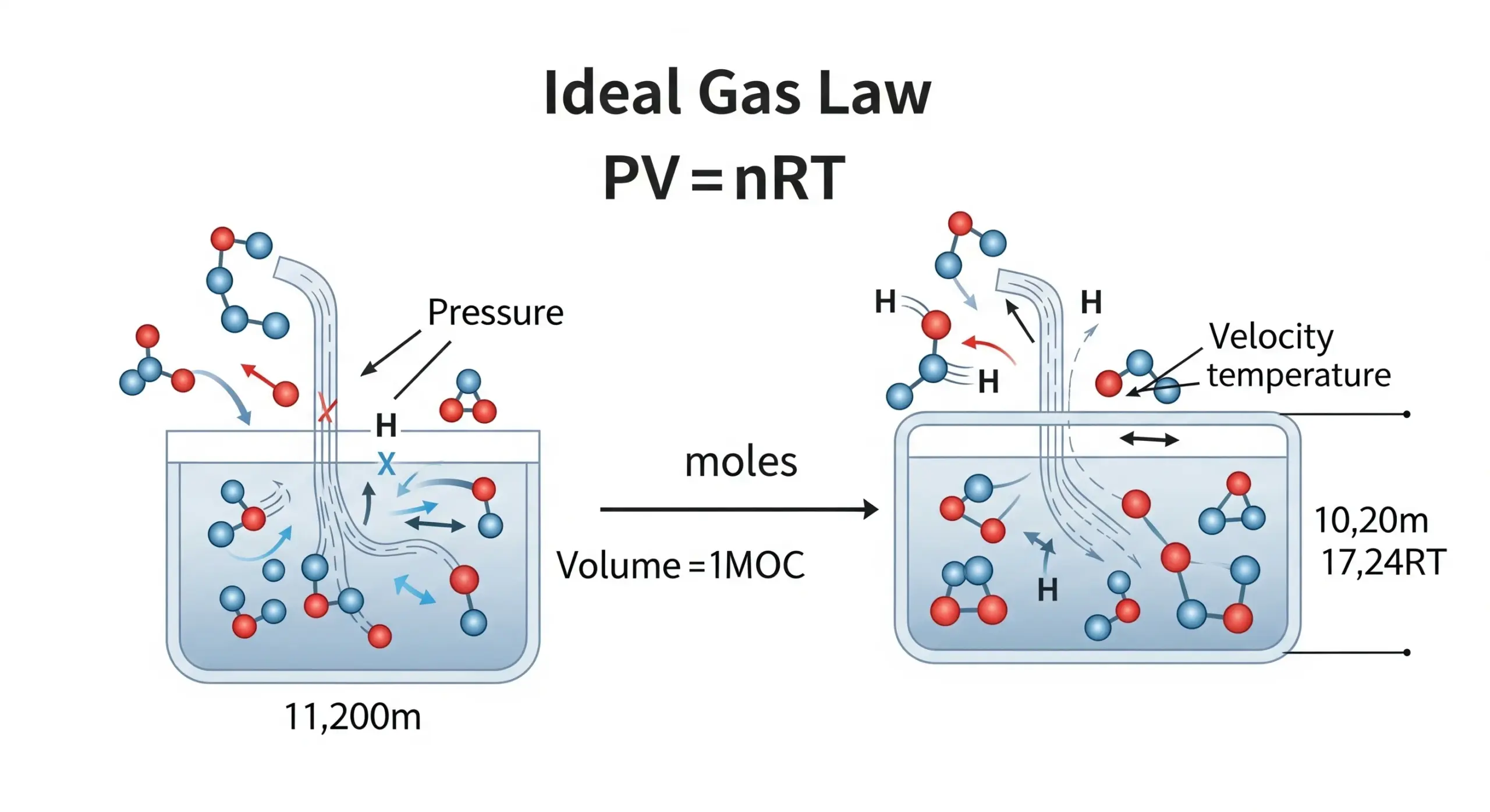 Application de la Loi des Gaz Parfaits - Exercice corrigé